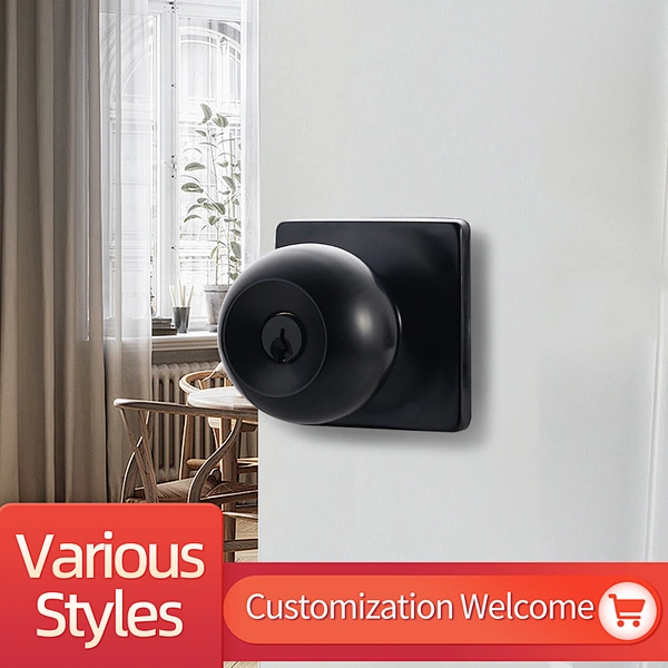 Filta Brushed Metal Stainless Steel Door Spherical Lock - metal door ...