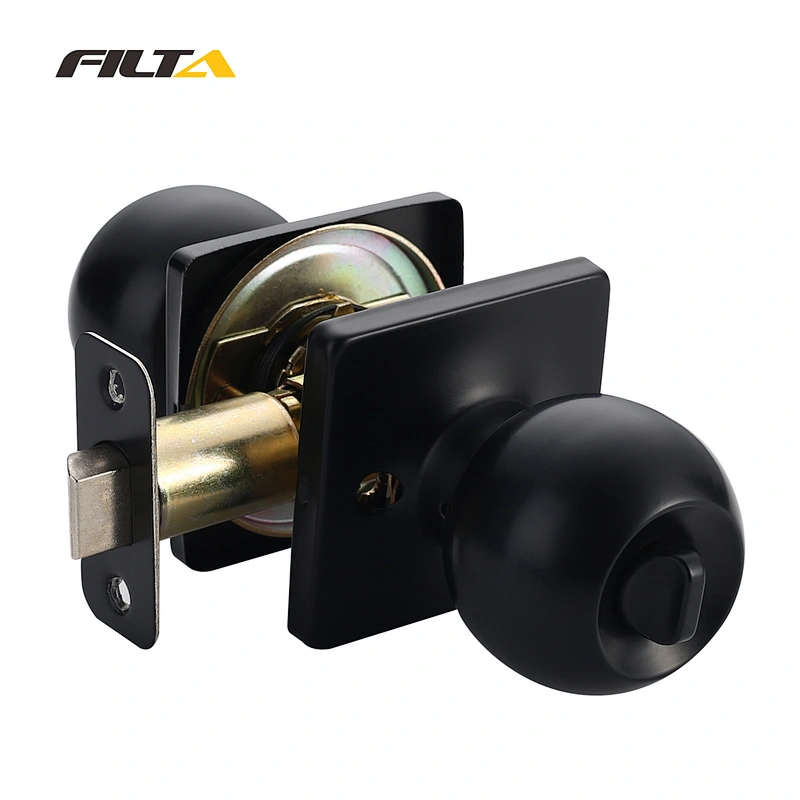 Filta Brushed Metal Stainless Steel Door Spherical Lock - metal door ...
